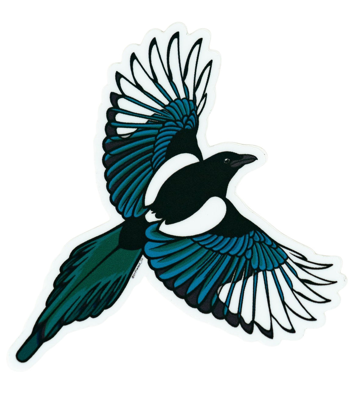 Magpie Driftwood Sticker – SwitchWood